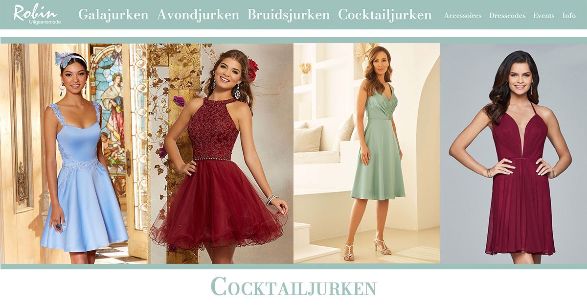 Cocktailjurken * Jurkjes voor gala's en bruiloft * Robin
